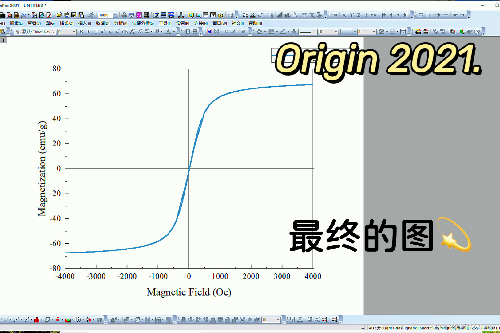 【Origin 2021 懒人版绘图教程】照做完全没问题_origin2021使用教程-CSDN博客