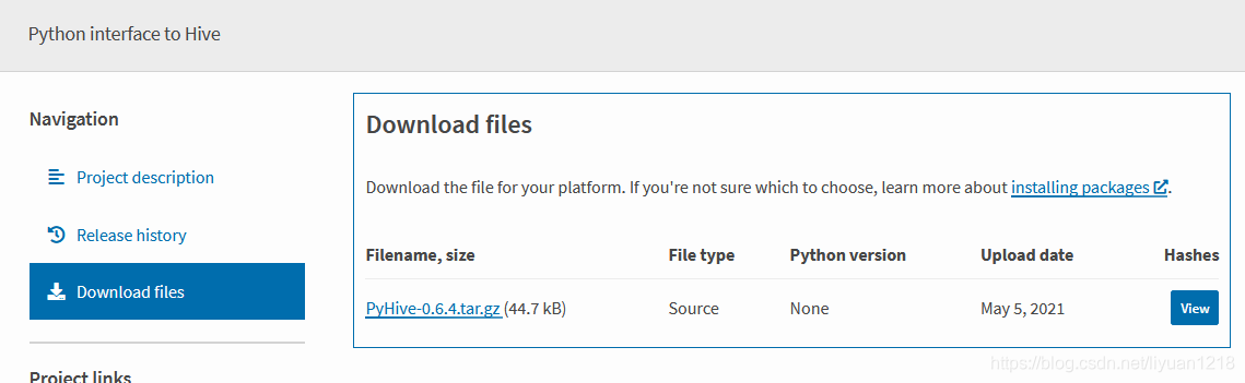 linux离线安装pyhive所依赖的包_无网络安装pyhive-CSDN博客