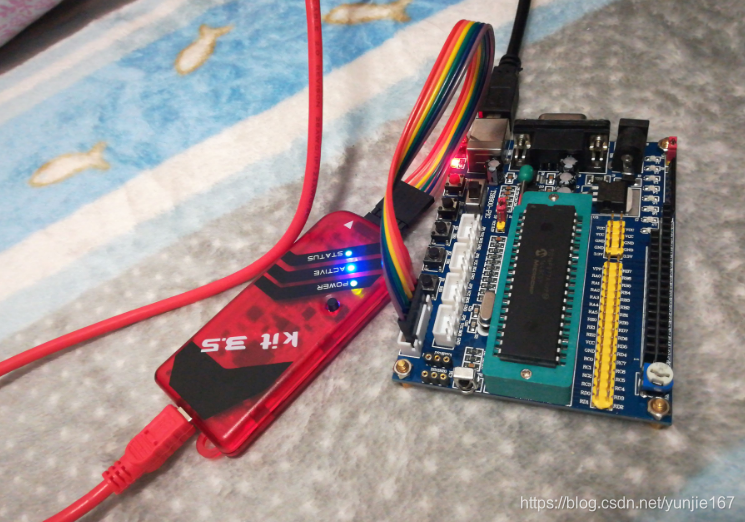 PIC16F877A第一个程序_pic16f87xa编程器-CSDN博客