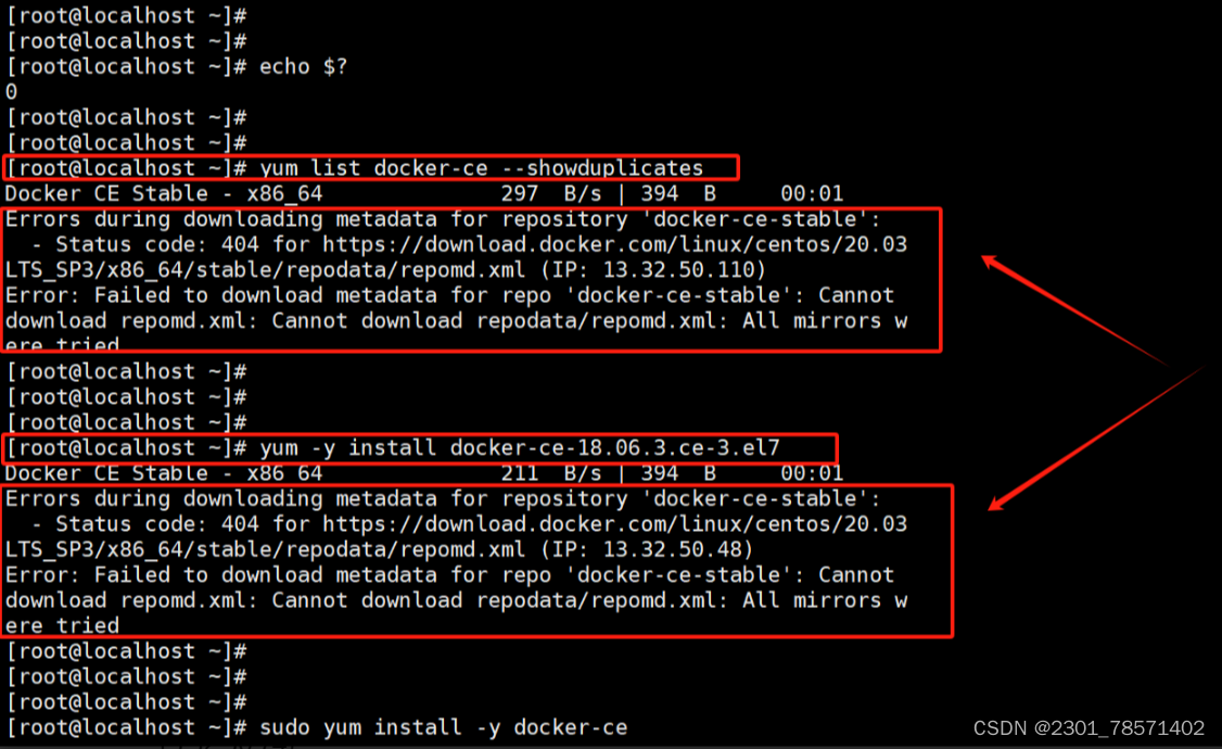 openEule安装docker报错：_error: failed to download metadata for repo 'docke-CSDN博客