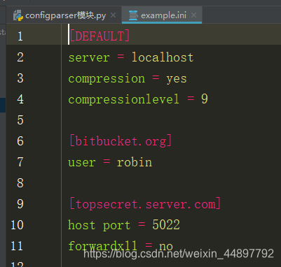 Python中configparser模块_python configparser write-CSDN博客
