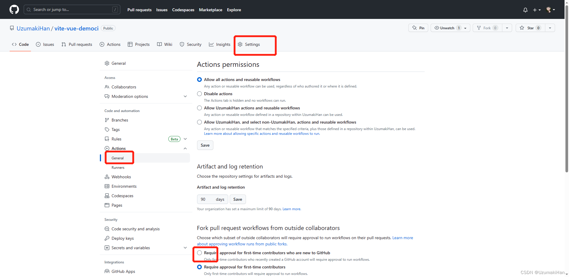 使用github Cicd 简单部署vue项目github的cicd构建前端项目 Csdn博客