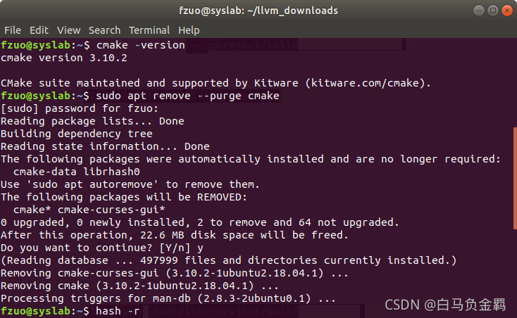 如何在Ubuntu中升级或者安装cmake_ubuntu cmake通过snap升级-CSDN博客
