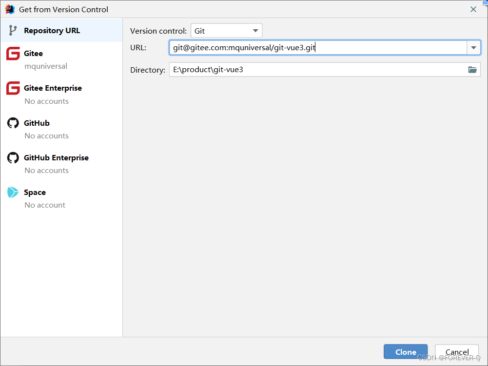 IDEA如何拉取gitee项目？_idea拉取gitee项目-CSDN博客