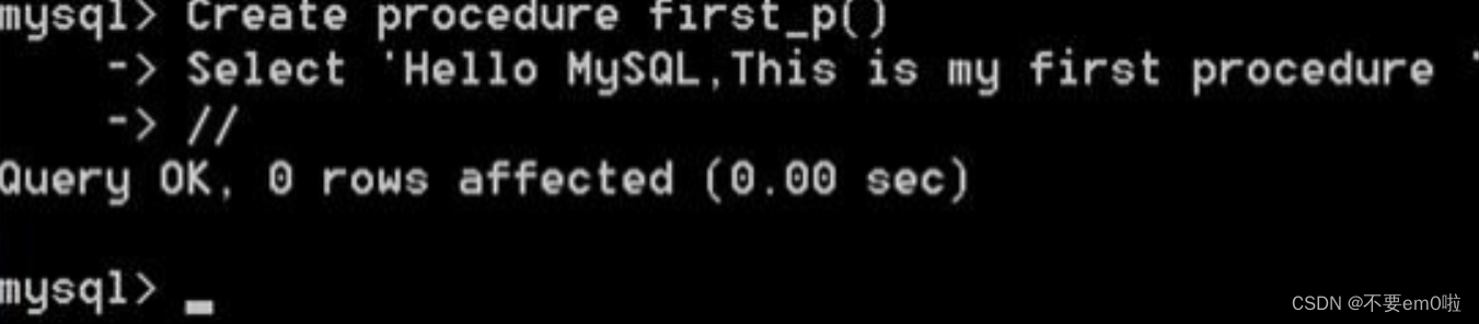 MySQL 的存储过程_navicat 调试mysql存储过程-CSDN博客