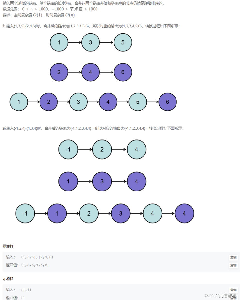 C++刷题笔记之合并两个排序的链表-CSDN博客
