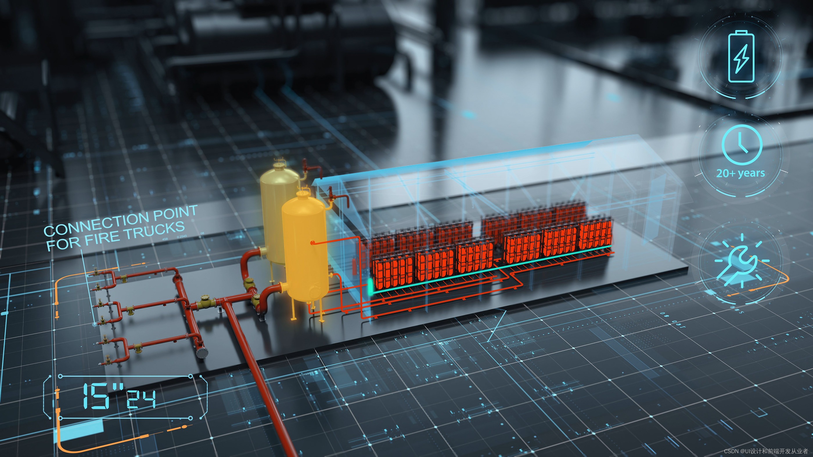 工业 web4.0 的 UI 风格，独树一帜_工业风web项目-CSDN博客