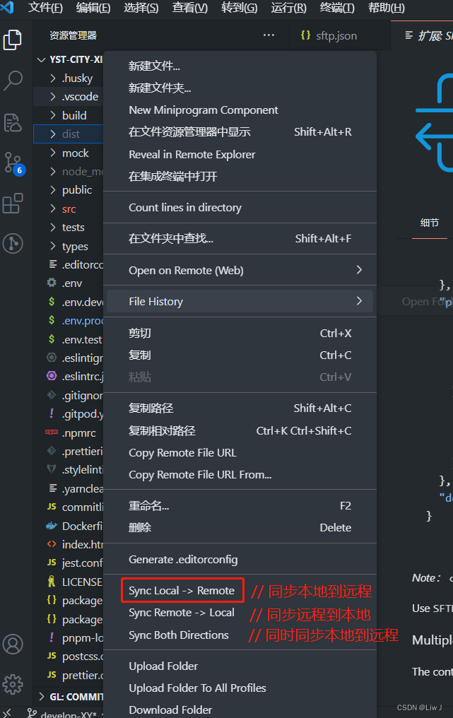 VSCode使用SFTP进行前端部署的简易教程-CSDN博客