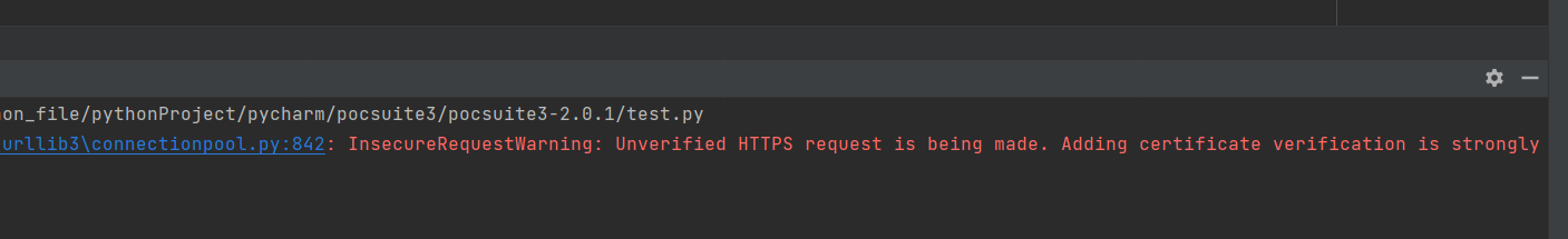 InsecureRequestWarning: Unverified HTTPS request is being made-CSDN博客