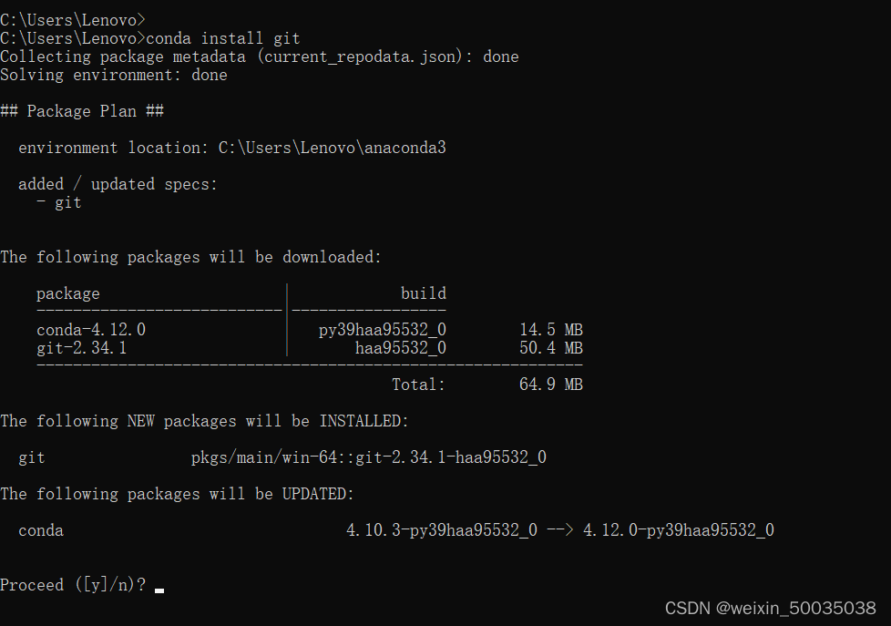 下载git时，ERROR: Cannot find command ‘git‘ - do you have ‘git‘ installed and in your PATH?_cannot ...