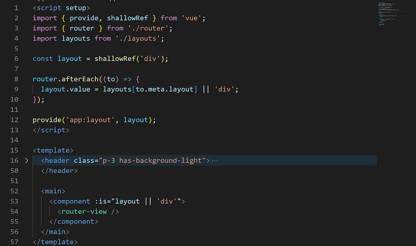 3种在Vue3中创建多重布局的方法_vue3 多布局-CSDN博客