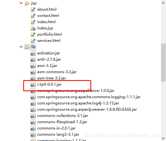 Cannot find class com.mchange.v2.c3p0.ComboPooledDataSource for bean with name dataSourcedefin（附 ...