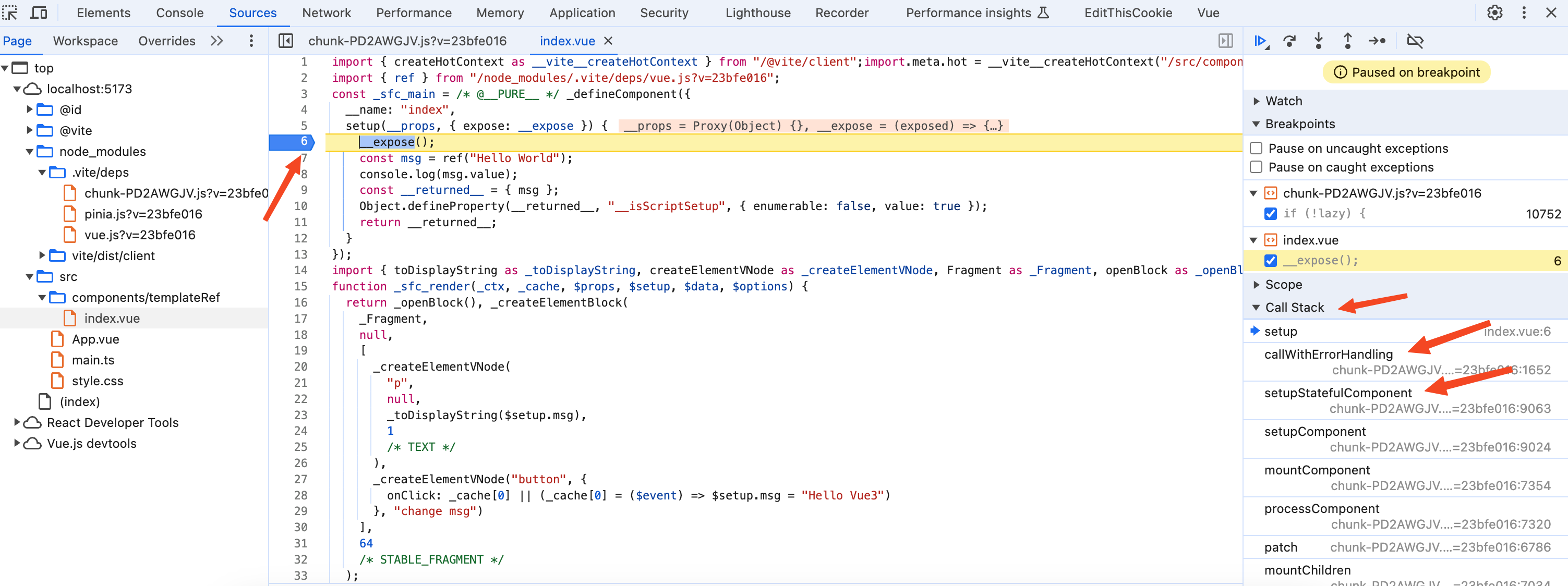 终于搞懂了！原来vue3中template使用ref无需.value是因为这个_vue3 template ref-CSDN博客