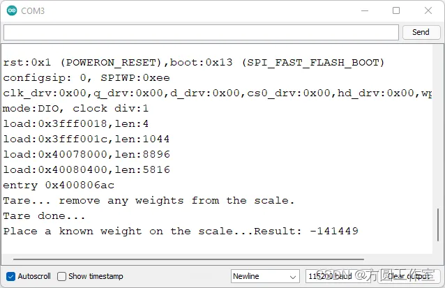arduino IDE环境下ESP32使用带有HX711放大器的称重传感器_esp32 hx711-CSDN博客