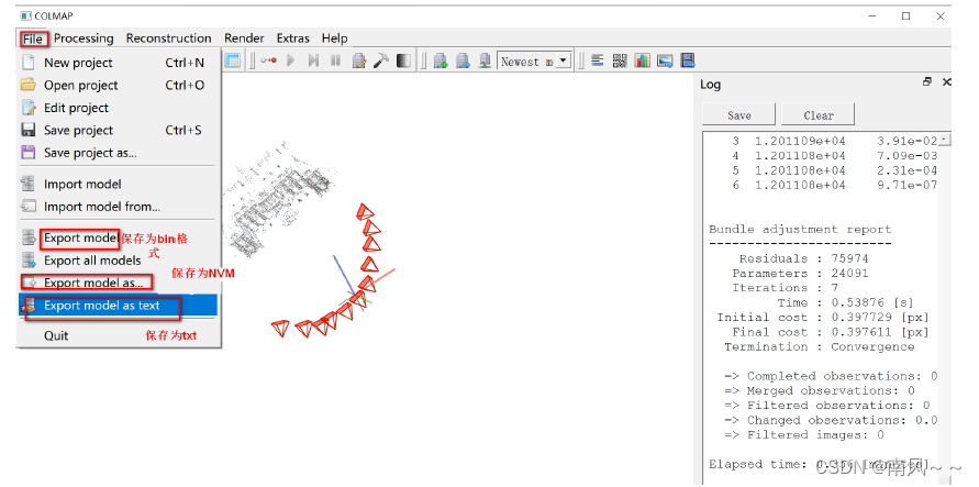 Colmap+Patchmatch使用自己数据集测试_colmap patchmatch-CSDN博客