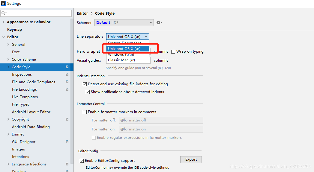 IDEA提交git报错warning: LF will be replaced by CRLF in_commit failed with error 0 files committed, 1 ...
