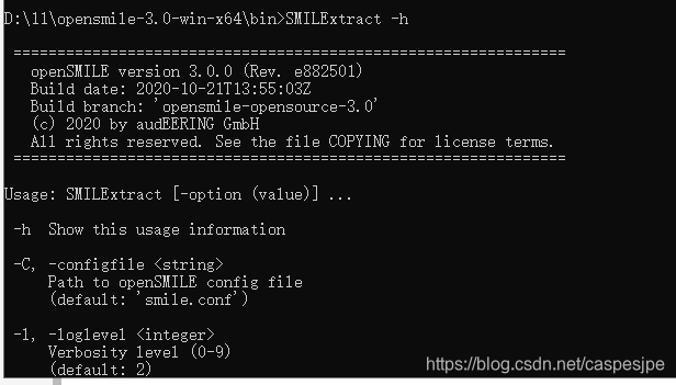 OPENSMILE win10 简单安装_opensmilewin10简单安装-CSDN博客