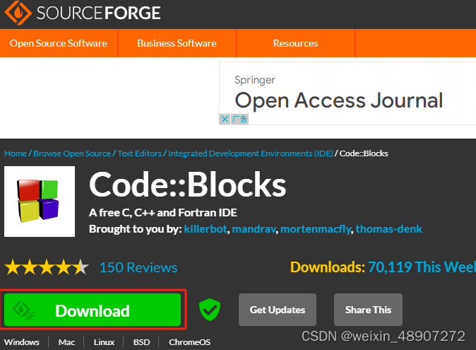 Code Block下载安装-运行Hello world!_codeblock下载csdn-CSDN博客