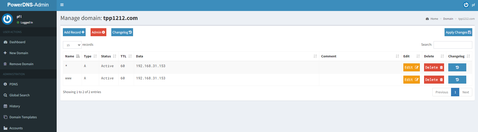 安装部署PowerDNS--实现内网DNS解析(use)-CSDN博客