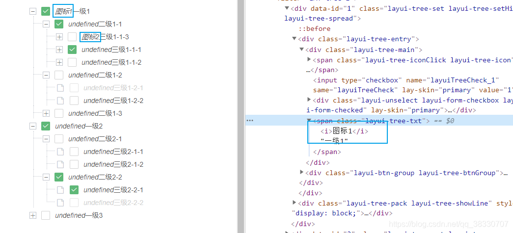 layui树组件(扩展为带有图标的layui树组件)_layui tree 图标-CSDN博客