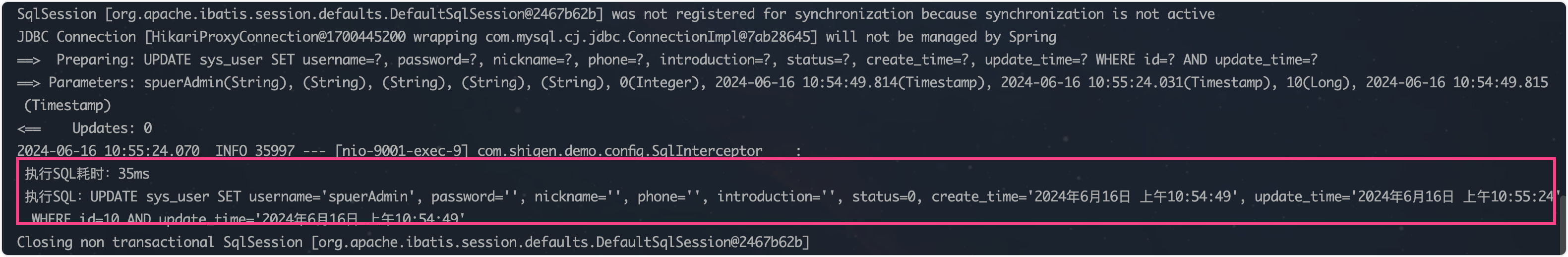 Mybatis Plus使用拦截器实现sql完整打印 Csdn博客