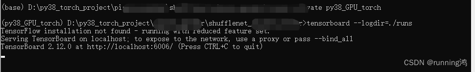 无法打开“http://localhost:6006/“的情况-CSDN博客