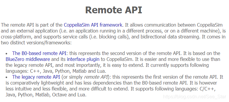 【CoppeliaSim】Vrep与Python实现联合控制的通讯问题_python控制程序基于coppeliasim提供的zmqremoteapi实现,依赖numpy-CSDN博客