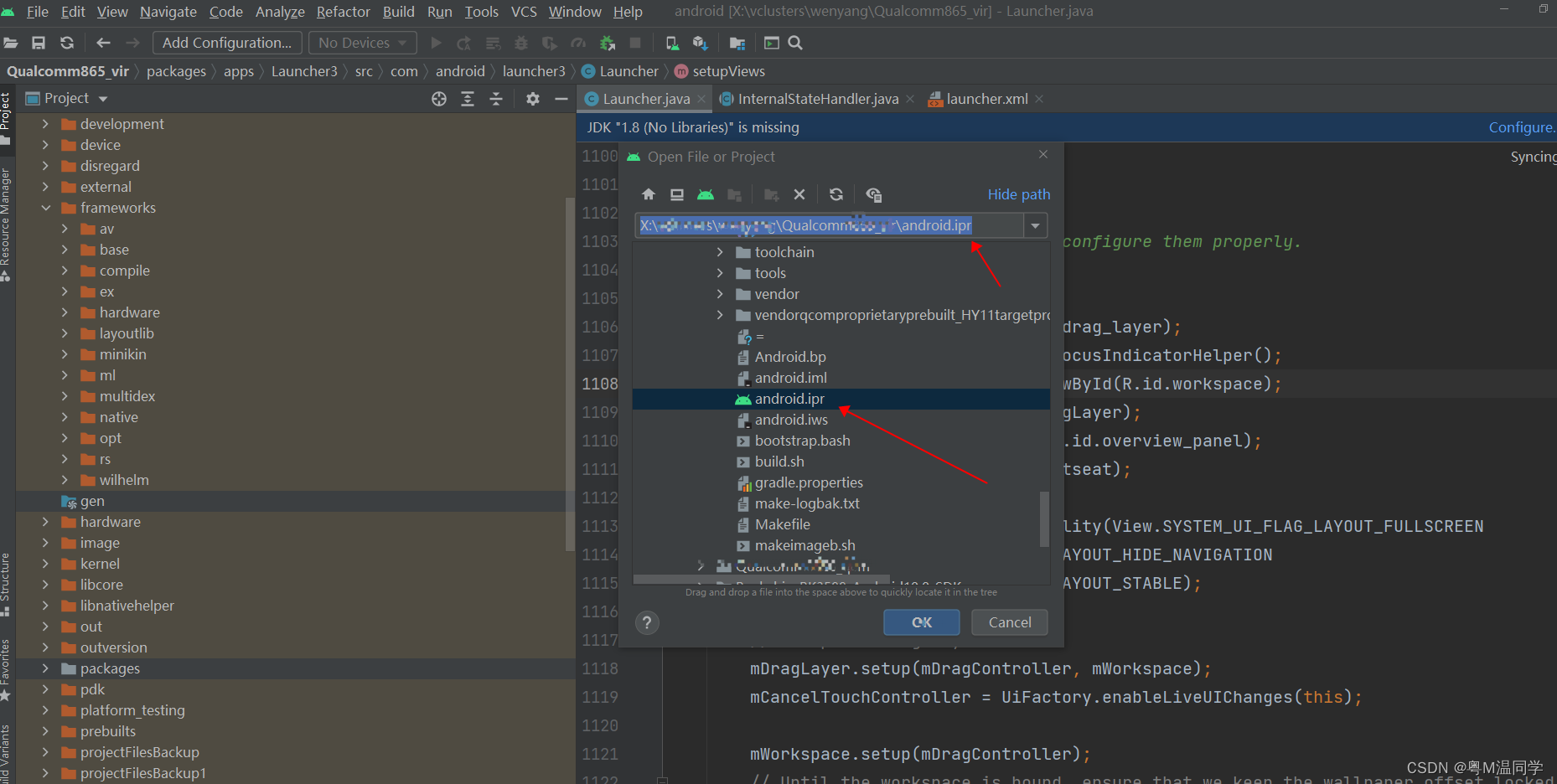 Android Studio 查看Framework源码_android studio查看framework源码-CSDN博客