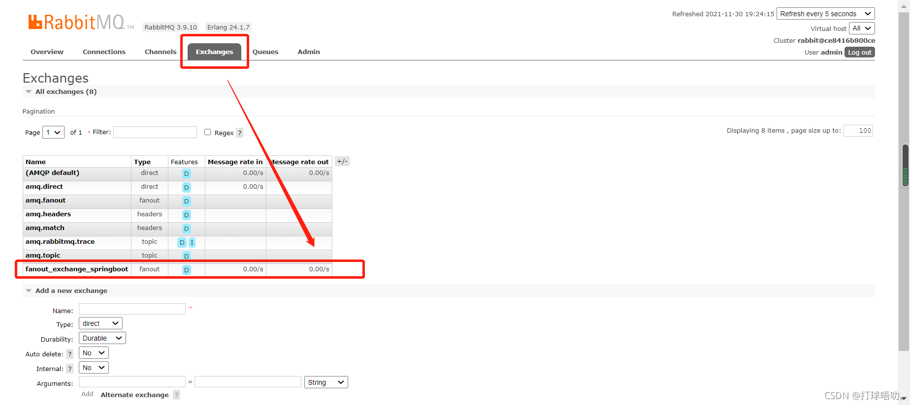 Springboot配置实现RabbitMQ中的fanout（发布/订阅）模式的案例（IntelliJ IDEA ，非注解配置）_springmvc非注解编写 rabbitmq-CSDN博客