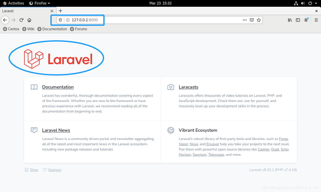零基础安装、启动laravel框架_laravel7.4框架安装-CSDN博客