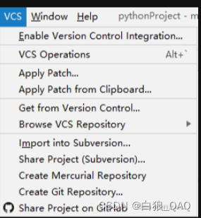 git使用教程14-Pycharm版本控制与分支管理_pycharm 版本控制-CSDN博客