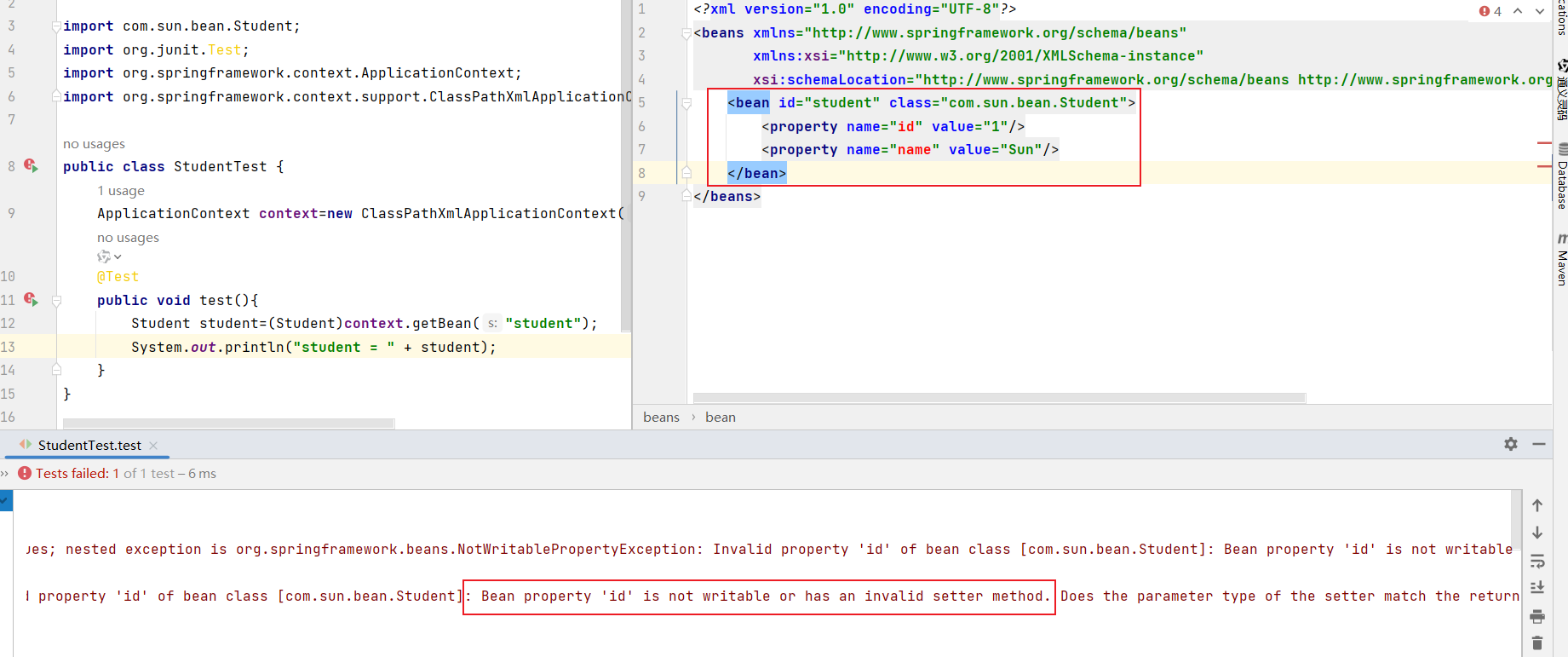 Spring依赖注入之setter注入与构造器注入以及applicationcontextxml配置文件特殊值处理注解注入applicationcontextxml配置 Csdn博客