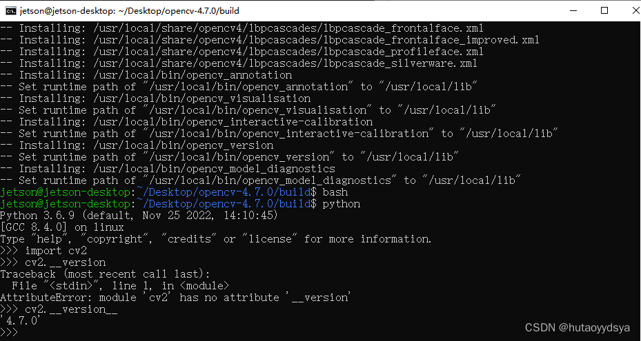 Jetson nano升级opencv带cuda版本_jetson nano cuda版本-CSDN博客