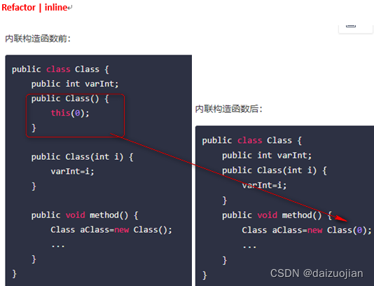 重构 Java重构5式 抽替组改移 Idea重构快捷键操作说明java 重构 类变量在其他类操作 Csdn博客