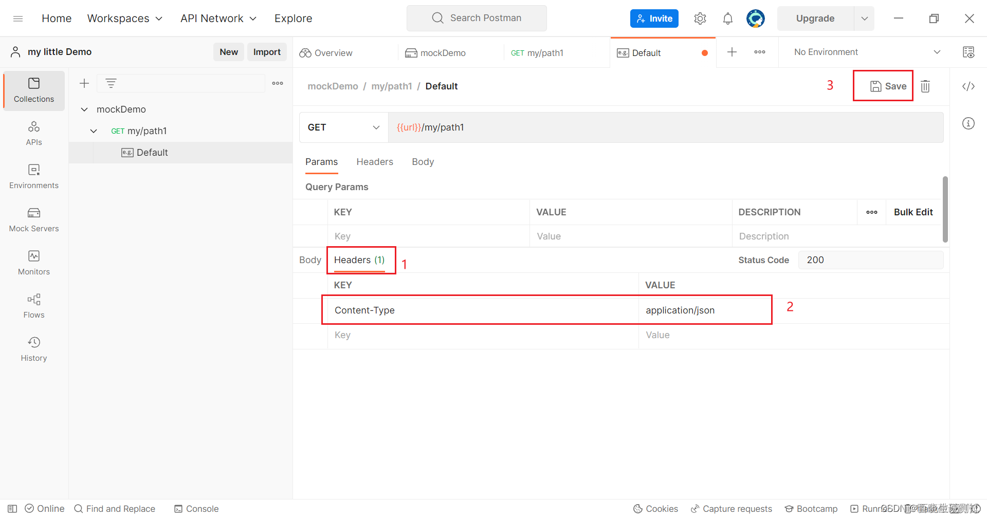 如何使用postman10 mock一个接口并设置返回参数为json_mock设置请求参数-CSDN博客