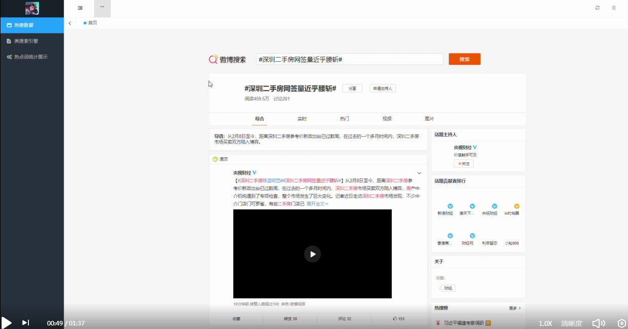 Python 基于微博舆情分析系统的设计与实现，gui可视化界面（毕业设计，附源码，教程）基于python的舆情分析系统 Csdn博客