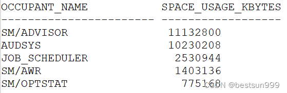 oracle19c SYSAUX表空间使用率高_oracle sysaux-CSDN博客