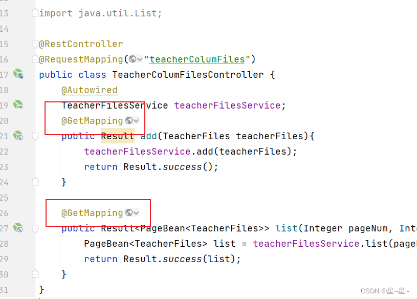 出现There is already ‘teacherColumFilesController‘ bean method提示，无法启动SpringBoot怎么办？怎么解决？_there is ...