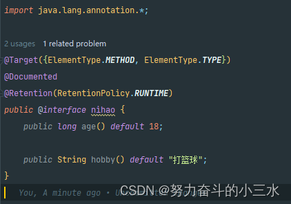 Java元注解详解：@Target,@Retention,@Documented和Inherited-CSDN博客