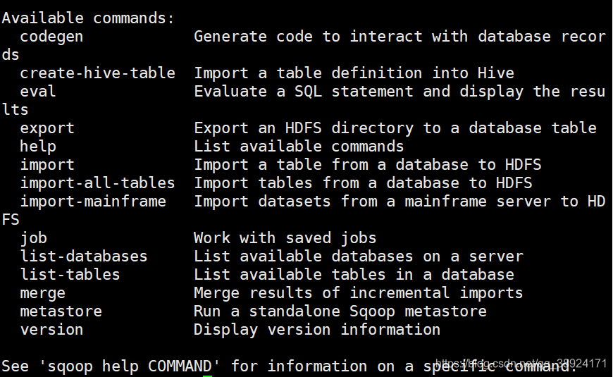 sqoop 1.4.7 安装_mv missing destination file operand after-CSDN博客