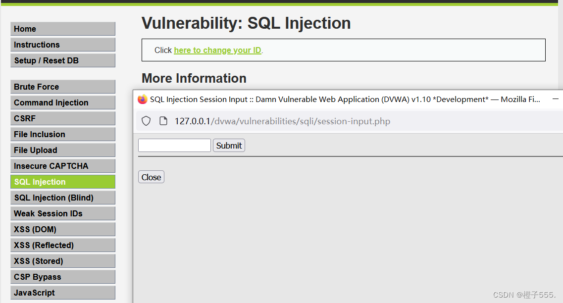 DVWA---SQL注入之Sqlmap_dvwa sql注入 sqlmap-CSDN博客