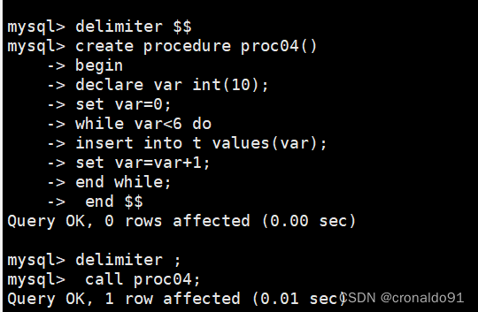 数据库应用：MySQL高级语句（三）存储过程_decalre -i var声明变量var为整数型( 即增加整型属性)。-CSDN博客