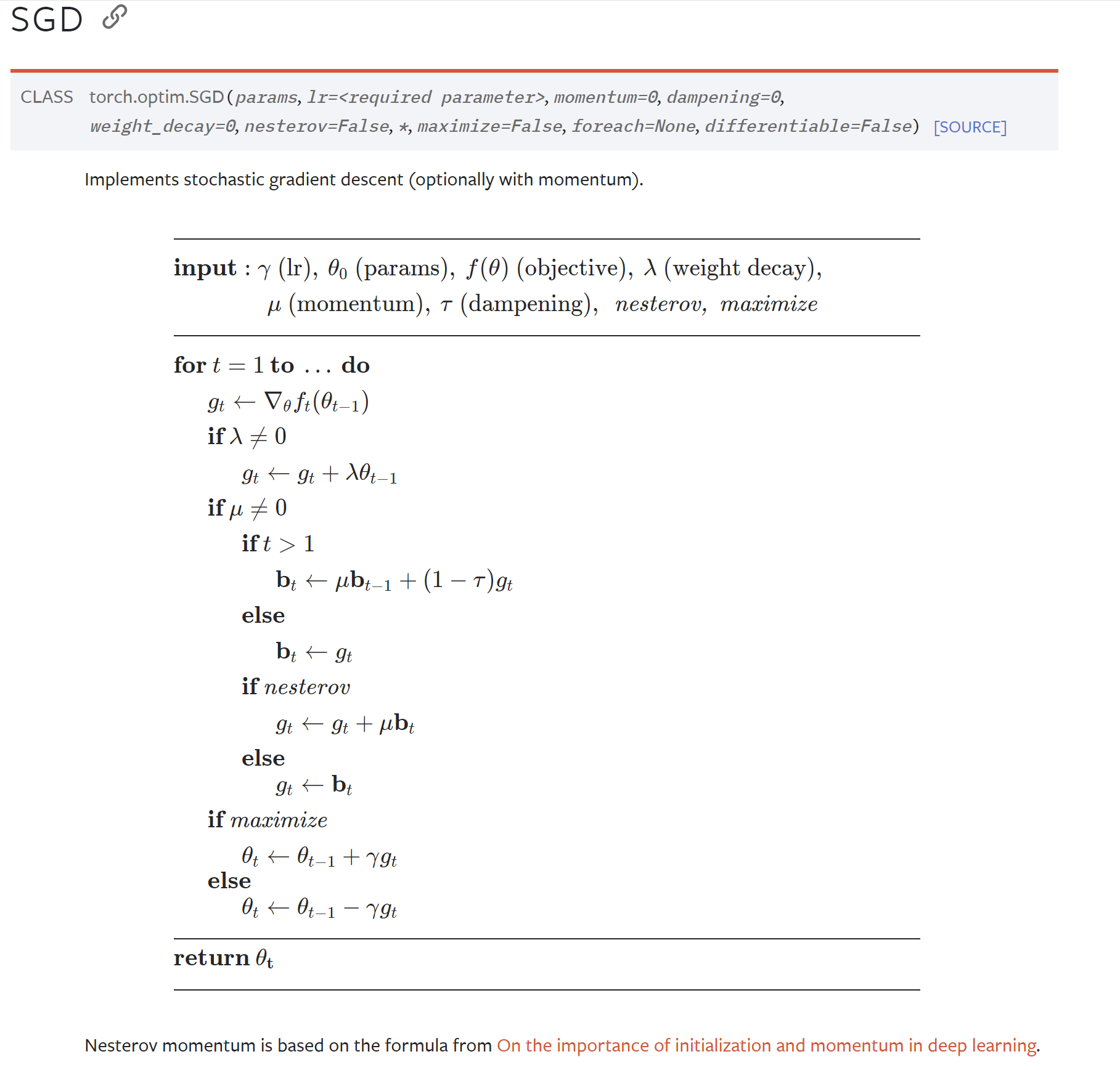深度学习优化器SGD源码解析：tf/pytorch-CSDN博客
