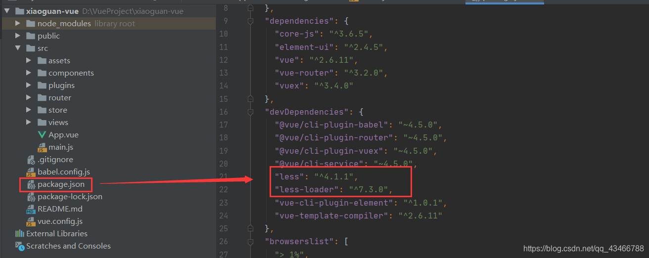 Vue项目中使用lang=“less“报错_vue lang="less-CSDN博客