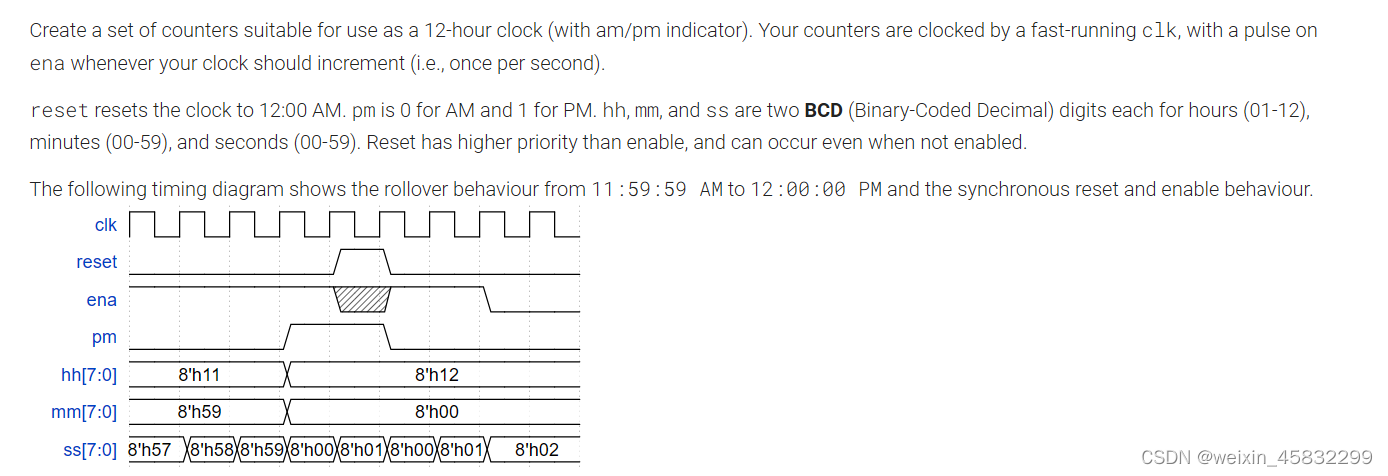 HDLBits Count clock思路&代码-CSDN博客