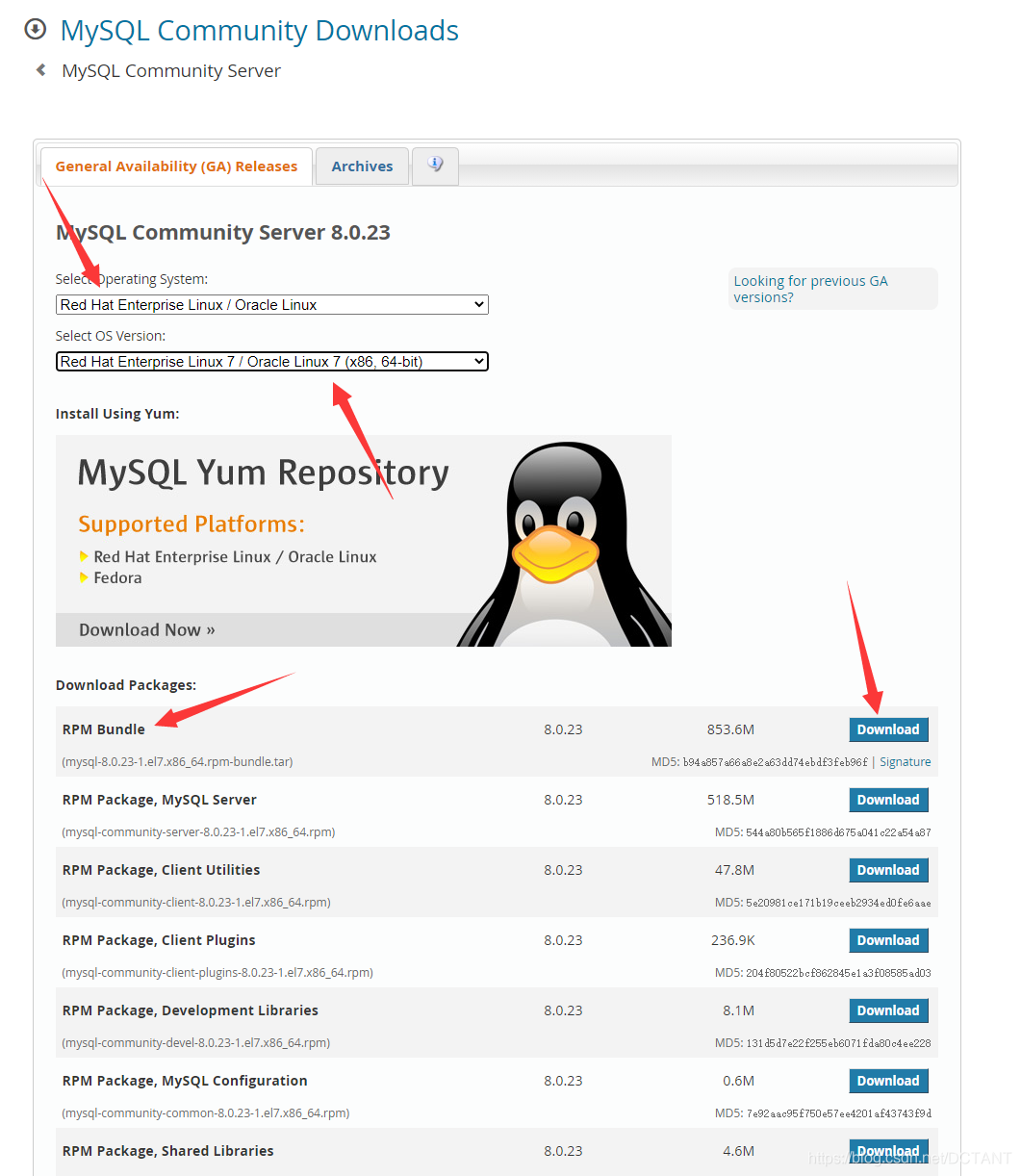 【实战】CentOS7离线安装MySQL8 RPM包_centos linux reli 7.8.2003 (core) redhat -7-CSDN博客