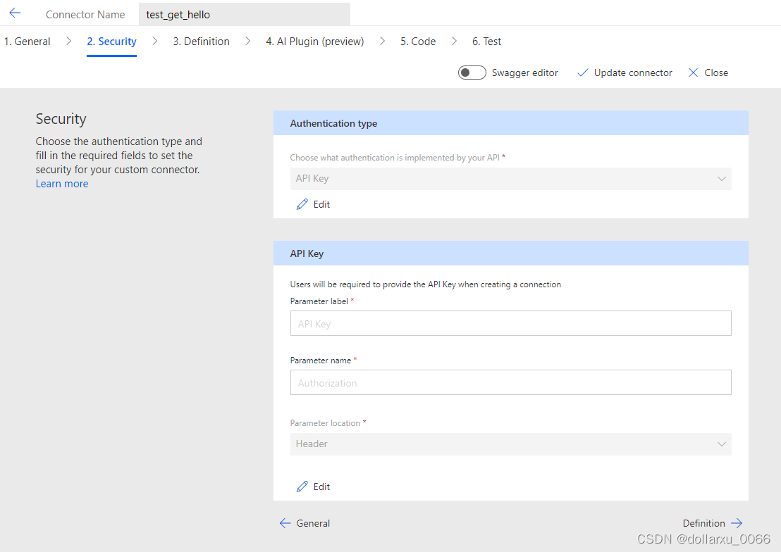 Power Automate custom connector创建示例2-1-CSDN博客