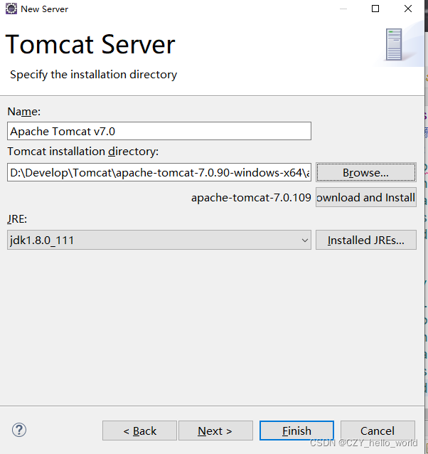 Unknown version of Tomcat was specified.-CSDN博客