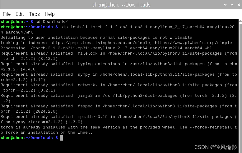 树莓派5-yolov5运行、python环境配置、torch下载_树莓派下载torch-CSDN博客